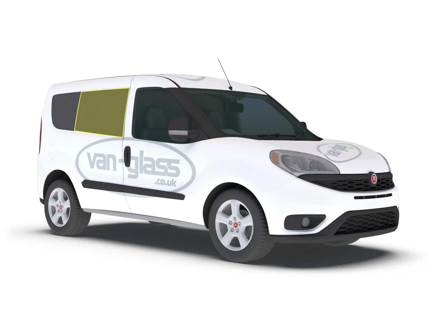 Fiat Doblo 2010 > Right Privacy Front Fixed LWB Glass | van-glass.co.uk