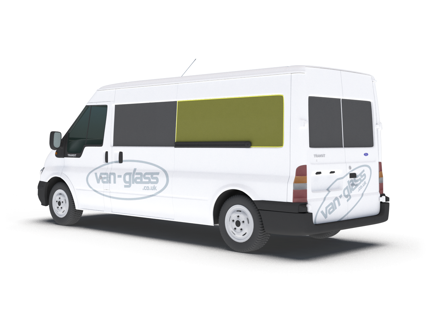 Old Shape Ford Transit 2000 - 2013 MWB/LWB/Jumbo Left Privacy Rear Fi