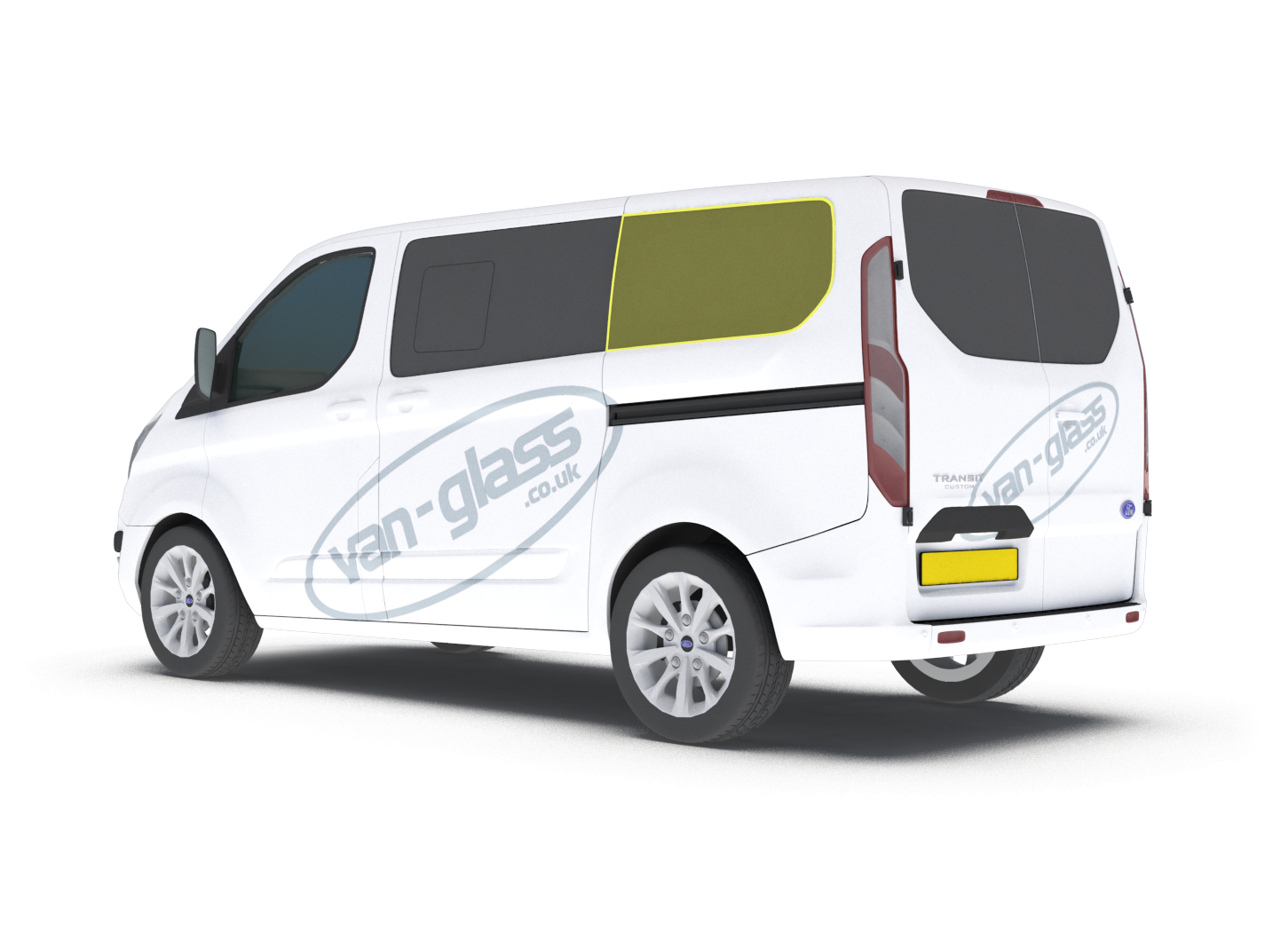 Ford Transit Custom 2014 > Left Privacy Rear Fixed LWB Glass | van ...