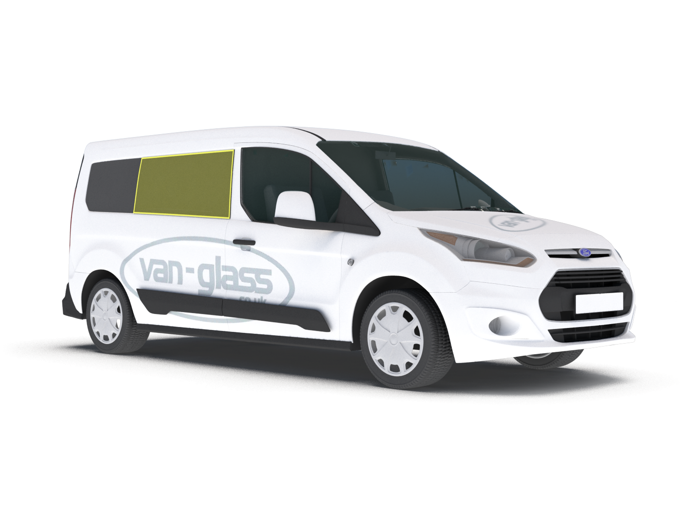 Ford Transit Connect 14 > Right Privacy Front Fixed LWB Glass | van ...